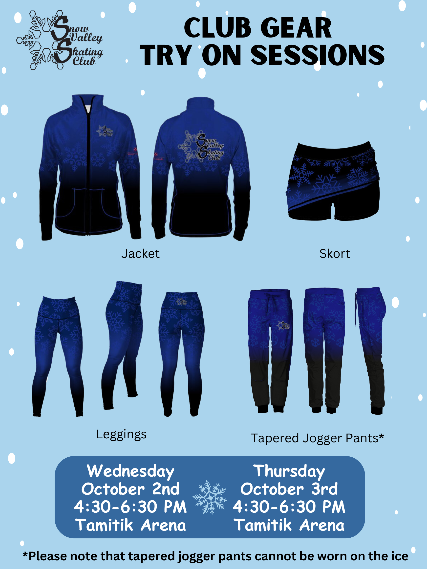 Club Gear :: Snow Valley Skating Club